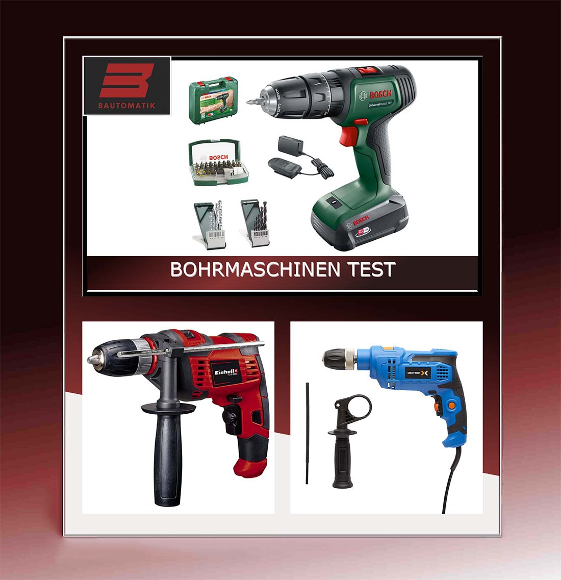 Bohrmaschine Test 2017